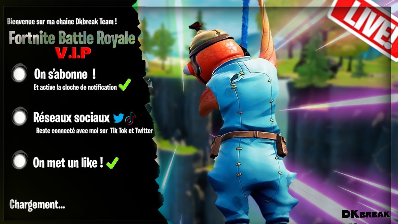 Live Fortnite VIP - YouTube