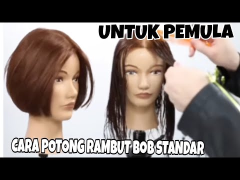 STEP BY STEP POTONG RAMBUT BOB UNTUK PEMULA - YouTube