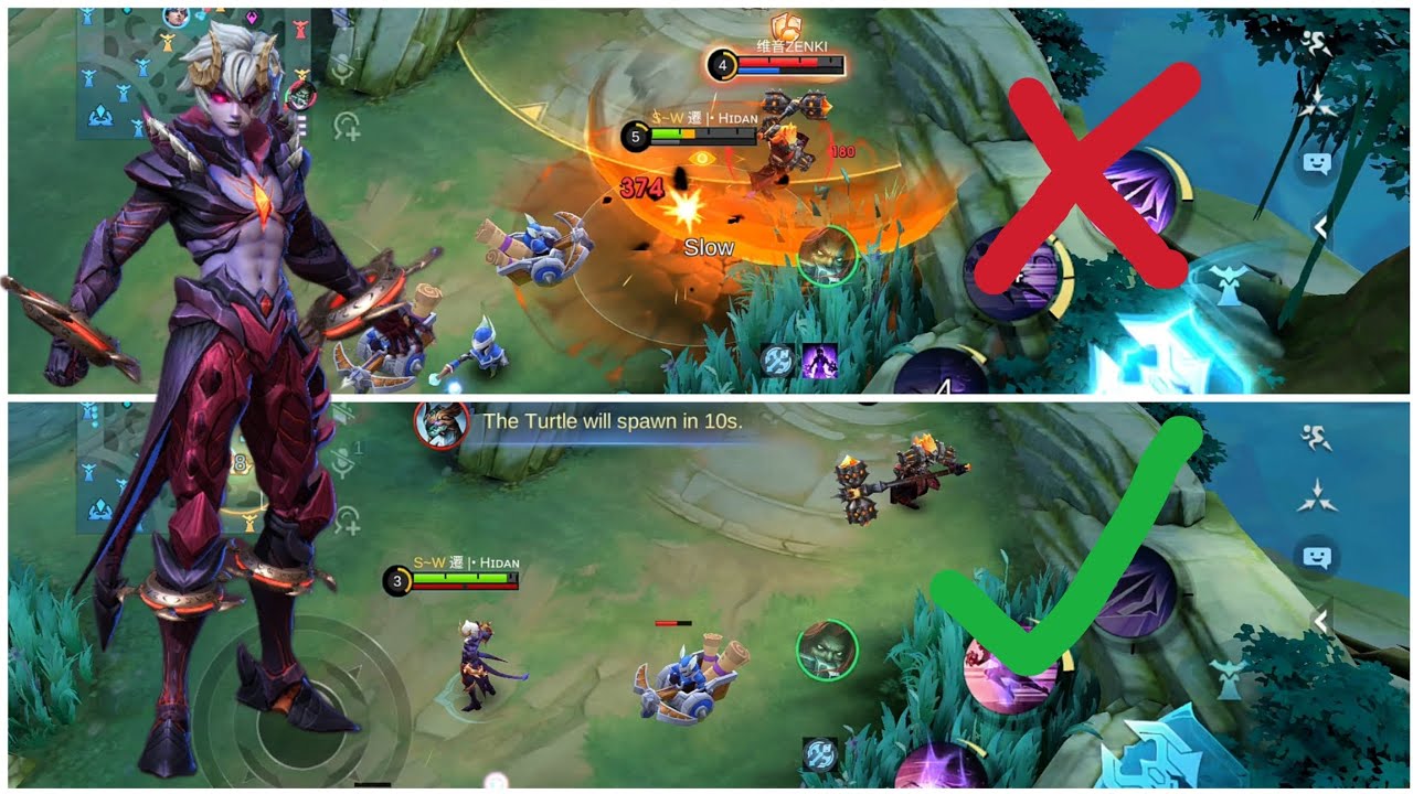 Showing common mistakes in Exp Lane feat. How to use Dyrroth | MLBB EXP ...