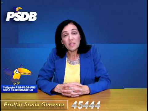 Vereadora Prof(a) Sonia Gimenez 45444 - YouTube