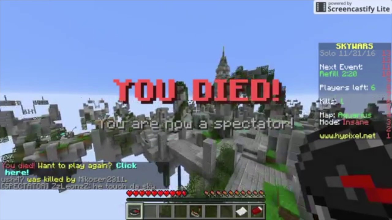 Hacker Compilation part 1| Hypixel Skywars - YouTube