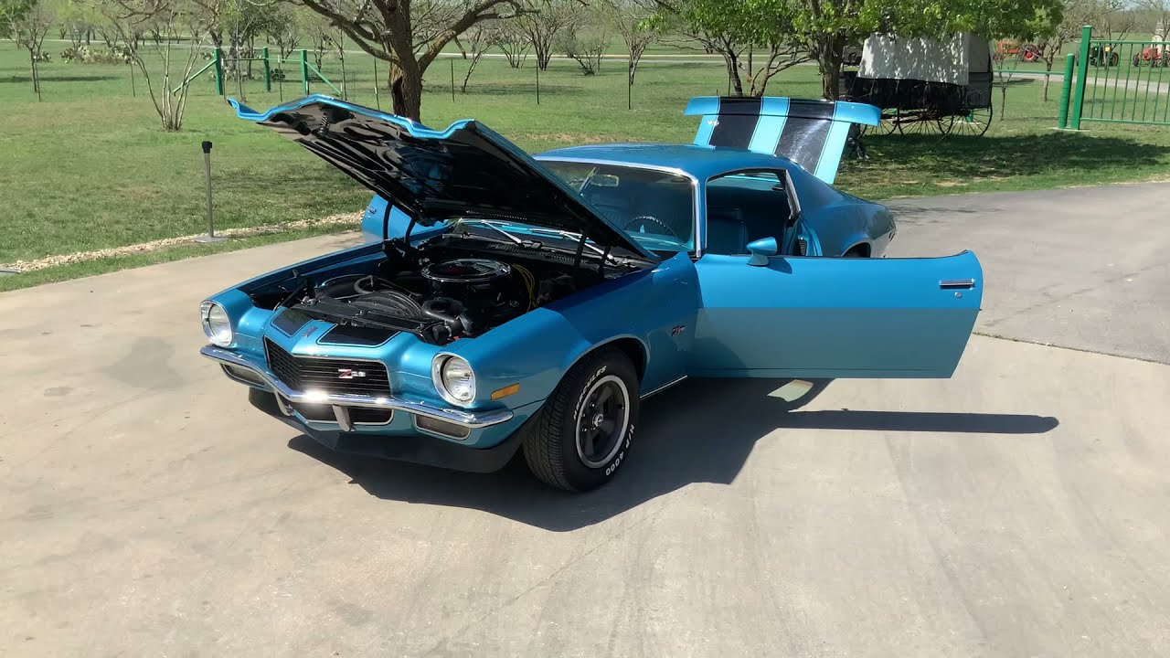 1970 Chevrolet Camaro Z28 350ci V8 Correct Mulsanne Blue All Original ...