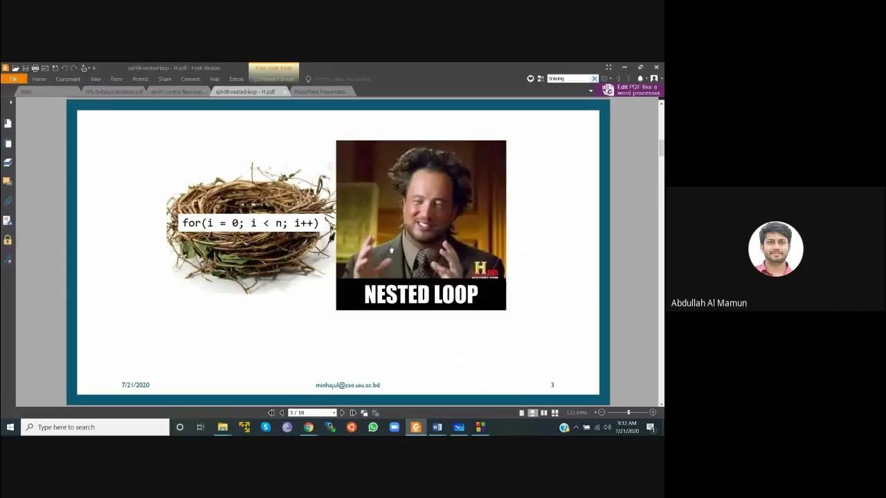 Lecture 7 - Structured Programming Language (CSE 1111) [Abdullah Al Mamun] - YouTube