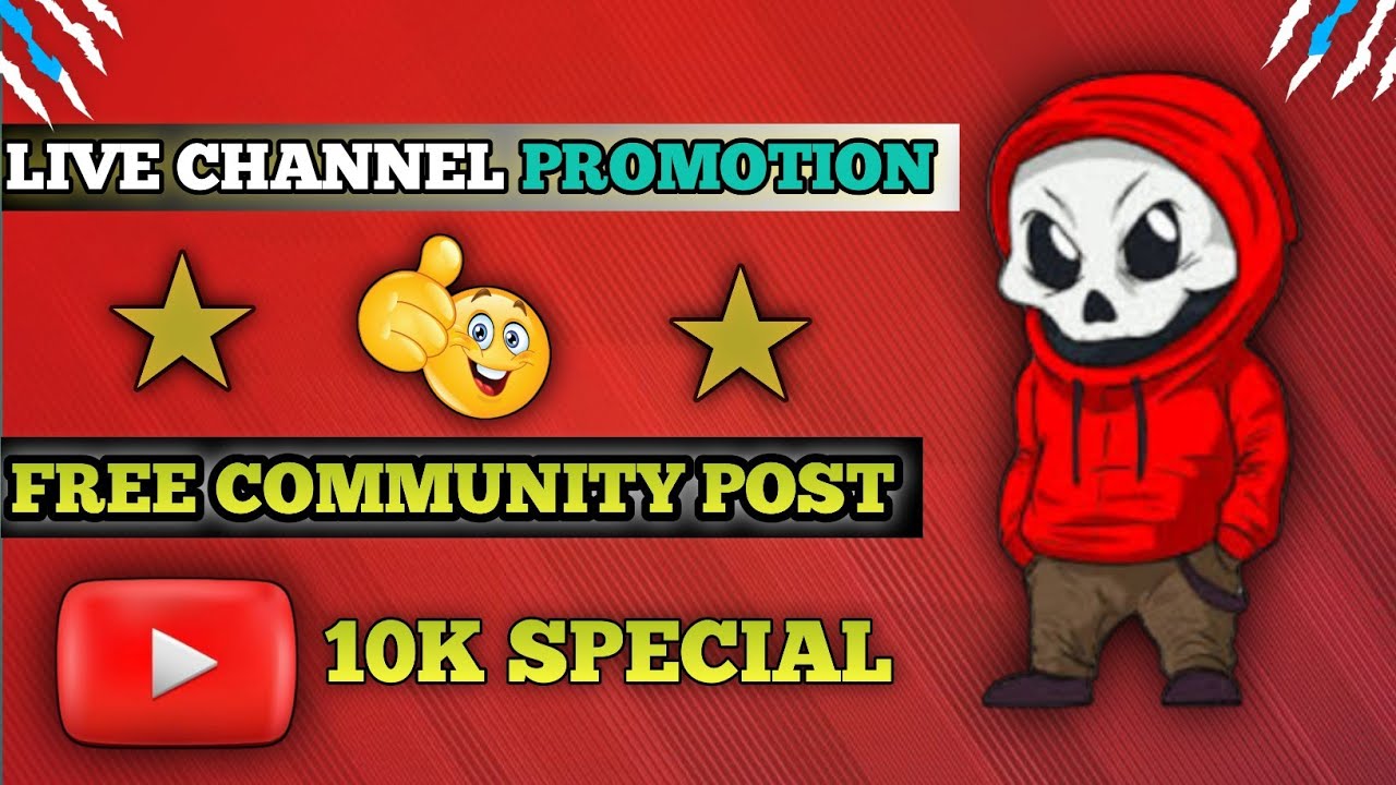 LIVE CHANNEL PROMTION - YouTube