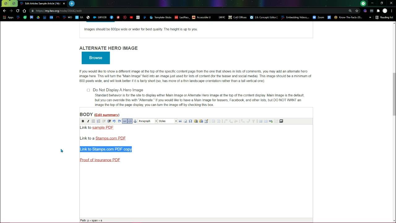 Best Practices: Replace Link to PDF / Document - YouTube