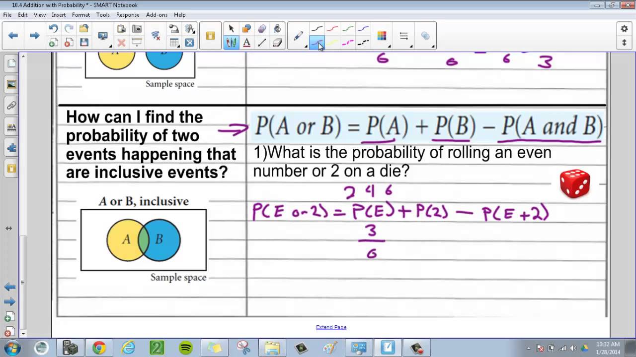 10.4 Probability(Inclusive) - YouTube