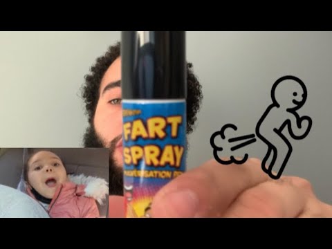 FART SPRAY PRANK ON MY NIECE‼️🤣 100 LIKES❓