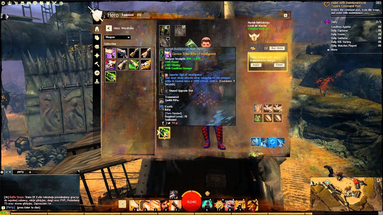 GW2 how to use transmutation charge - YouTube