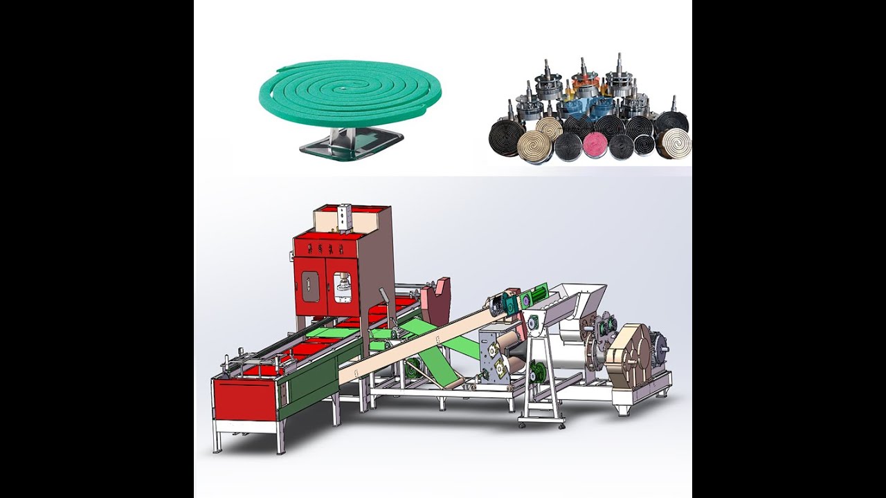 Mosqutio Coil Machine Production Line, Mosquito Coil Making Machine ...