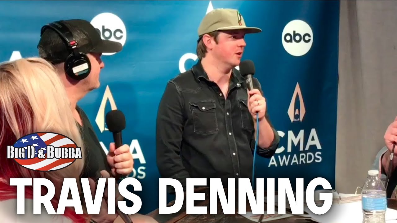 Talking With Travis Denning At The 57th Annual CMA Awards - YouTube