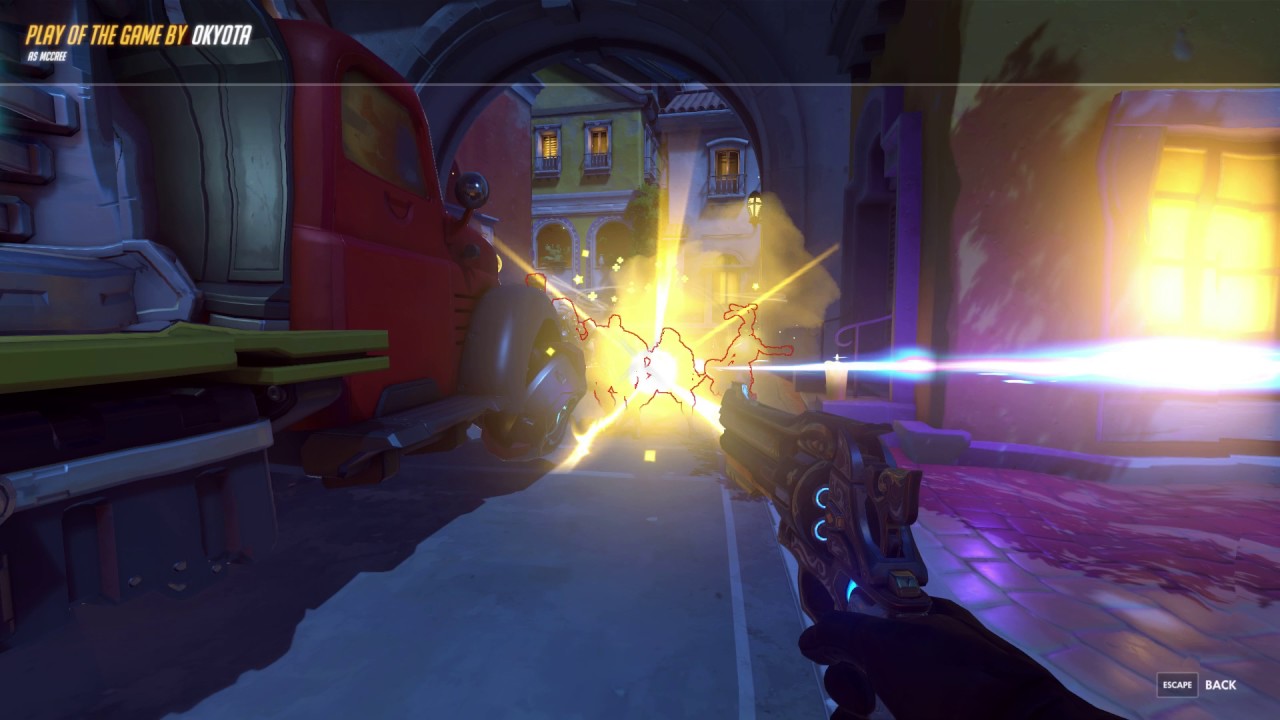 Custom game McCree flashbang Play of the Game - YouTube