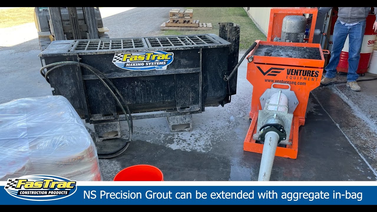 FasTrac NS Grout - YouTube