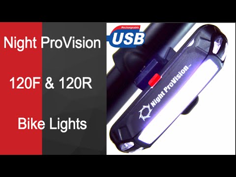 Night ProVision Line 120F & 120R Bike Light Review - YouTube