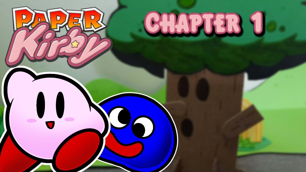 Paper Kirby (Remake) - Chapter 1: Grass Land - YouTube