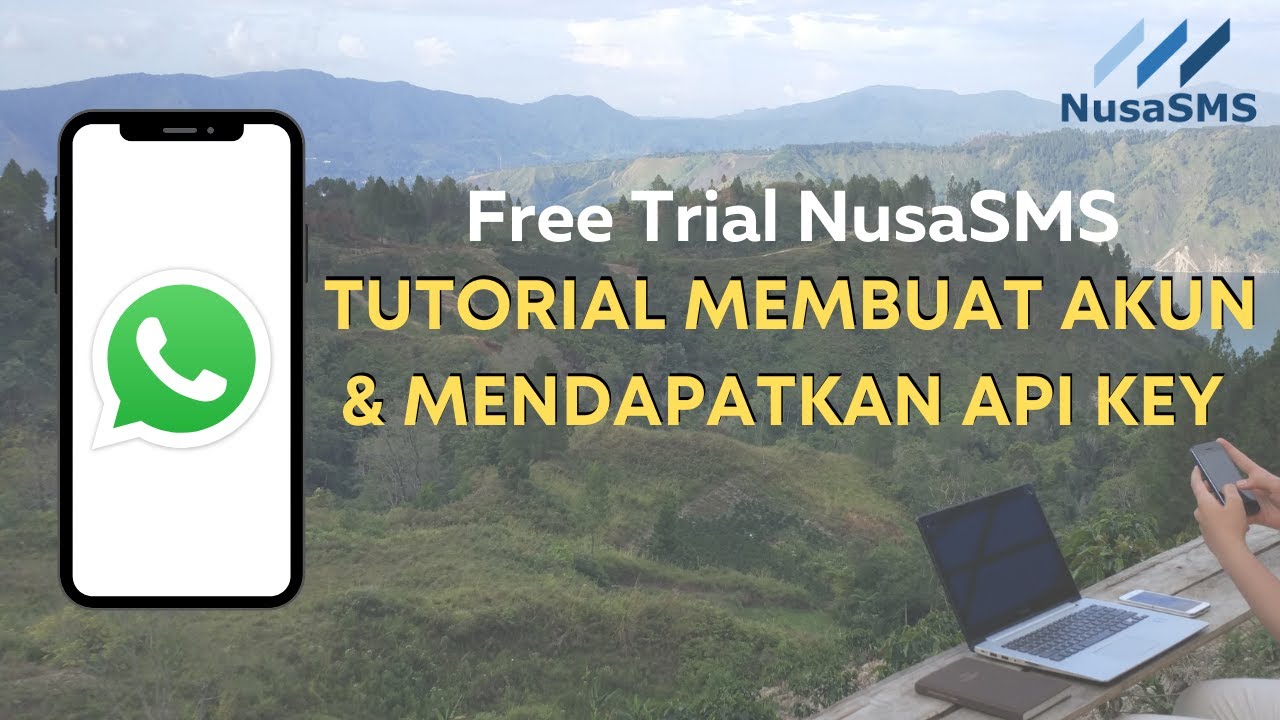 Tutorial Mendapatkan API Key dari Free Trial NusaSMS | 2021 - NusaSMS - YouTube