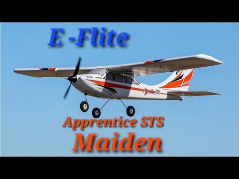 E-Flite Apprentice STS maiden flight - YouTube