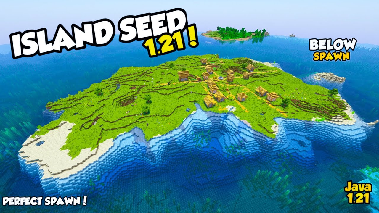 Minecraft 1.21 ISLAND Village Seed ! (At Spawn) #shorts #minecraft # ...