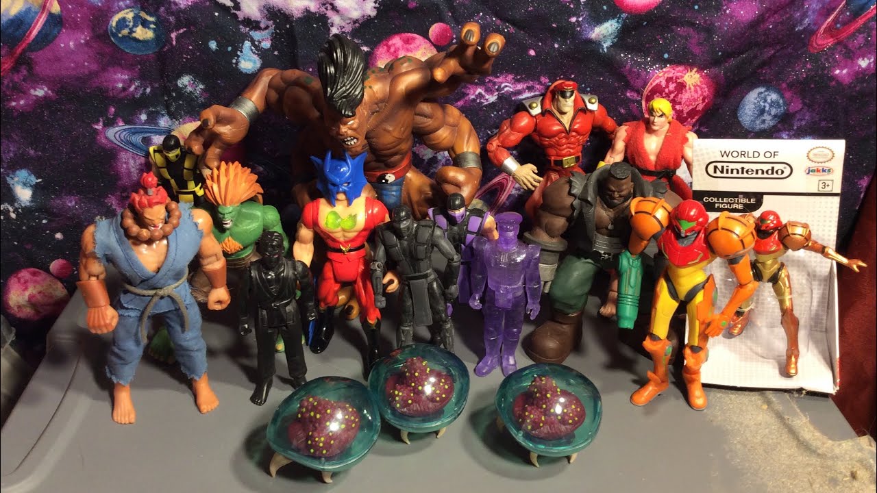 A Box Full of Retro Video Game figures from my collection - YouTube