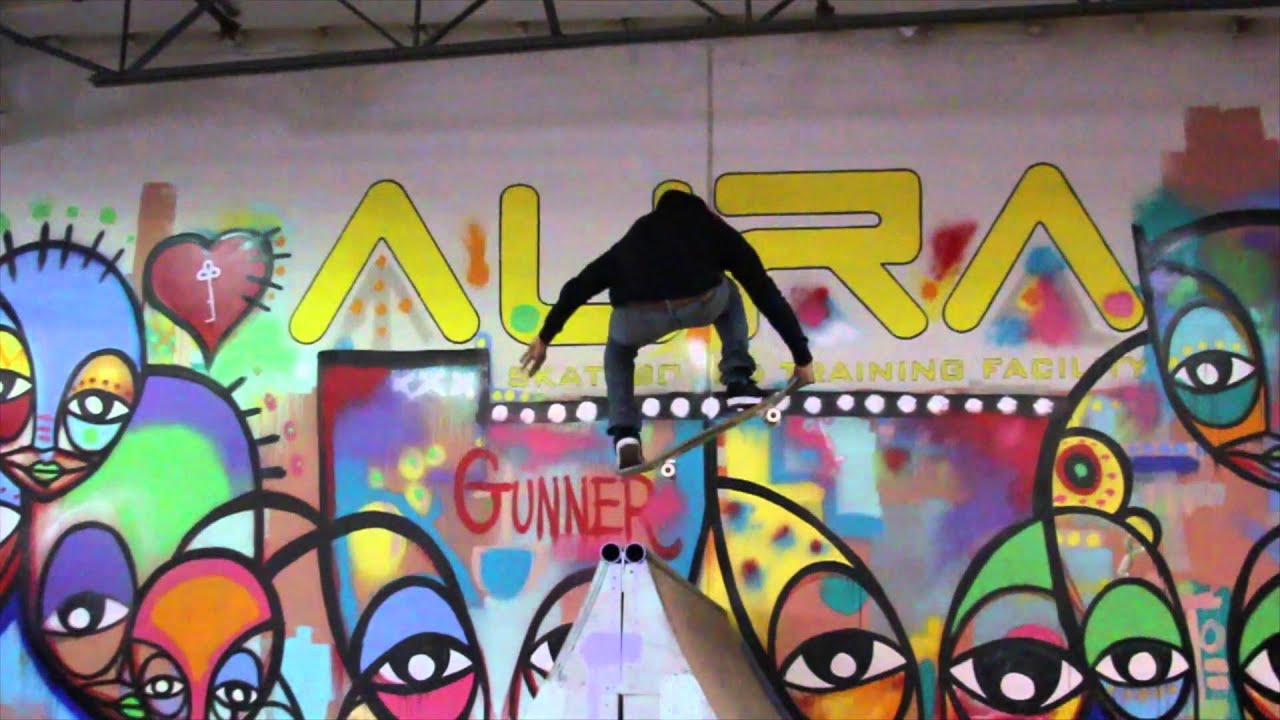 Alf B Day Aura skate park 2015 - YouTube