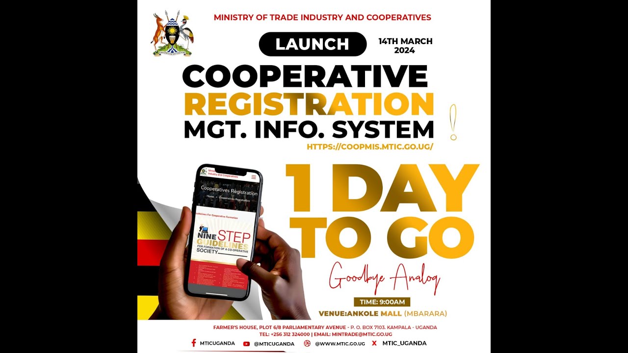 COOPERATIVES REGISTRY MANAGEMENT INFORMATION SYSTEM - YouTube