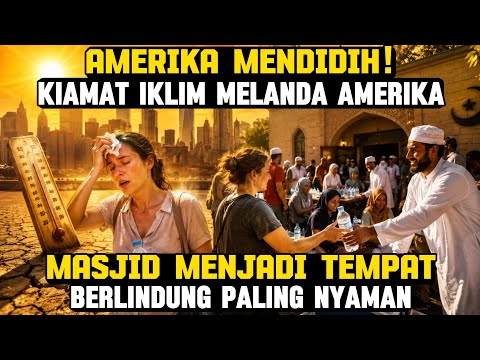 AMERIKA PANAS EKSTREM! Panas Ekstrem Jadi Jalan Banyak Warga Amerika Mengenal Islam 