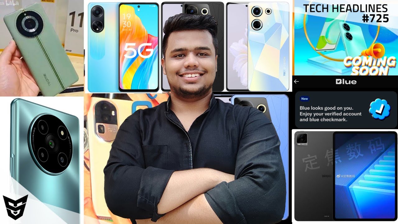 iQOO Pad Renders | iQOO Z7s | Realme 11 Pro+ Oppo F23 Unboxing | Tecno ...