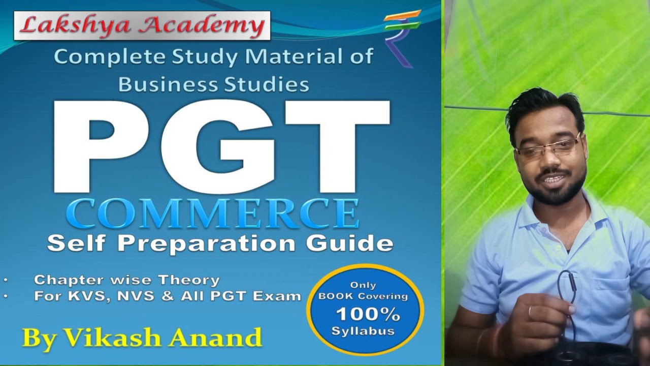 Commerce PGT BOOK || Business Studies Book - YouTube