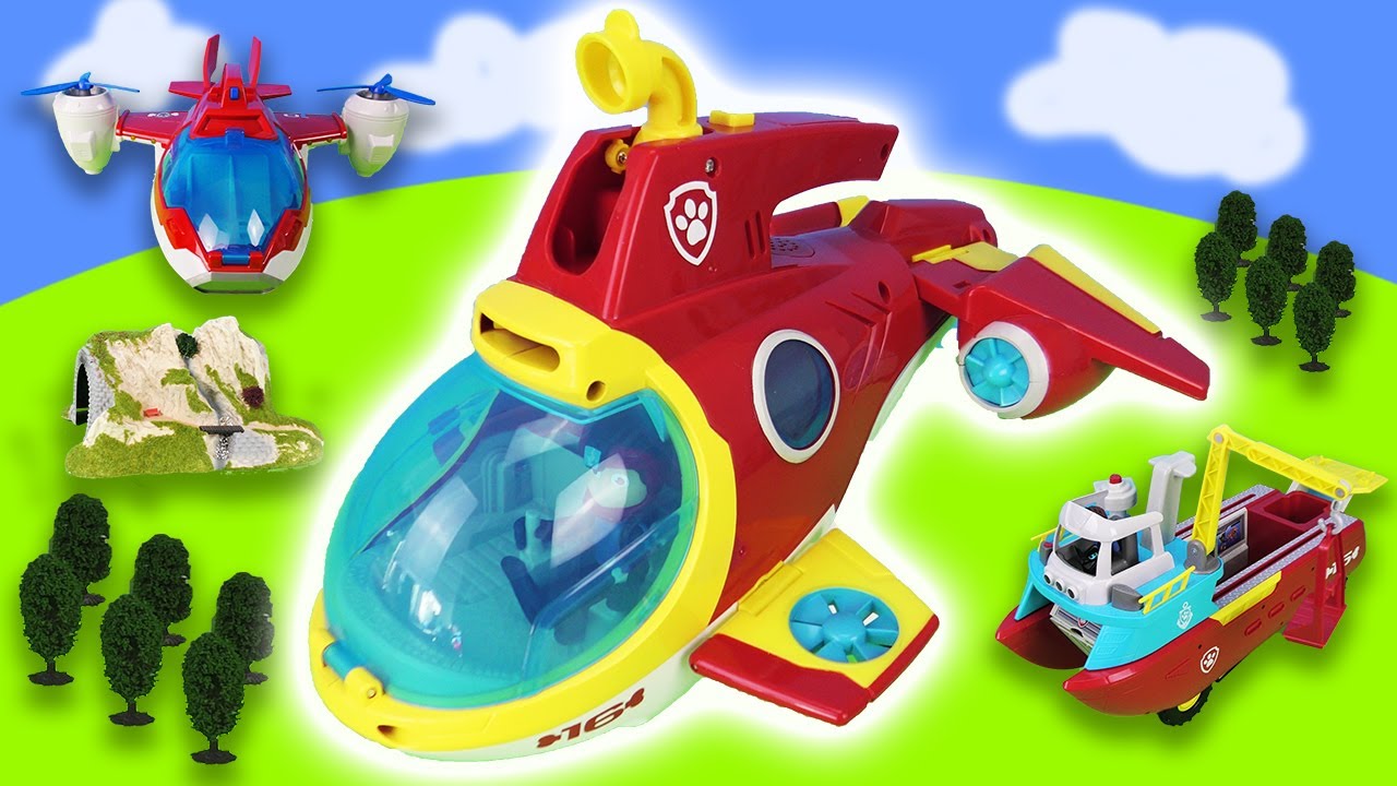 Paw Patrol Unboxing: Sea Patroller, Sub Patroller - YouTube