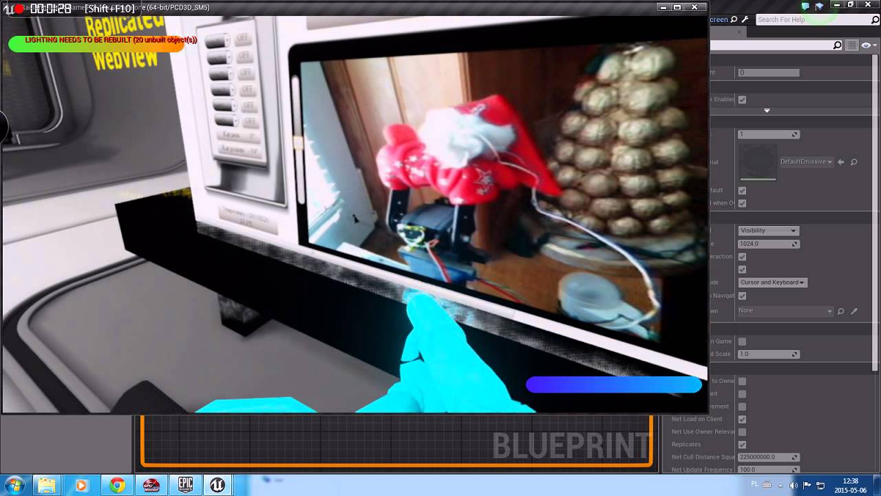 Unreal Engine + Raspberry Pi (connect real world with game) - YouTube