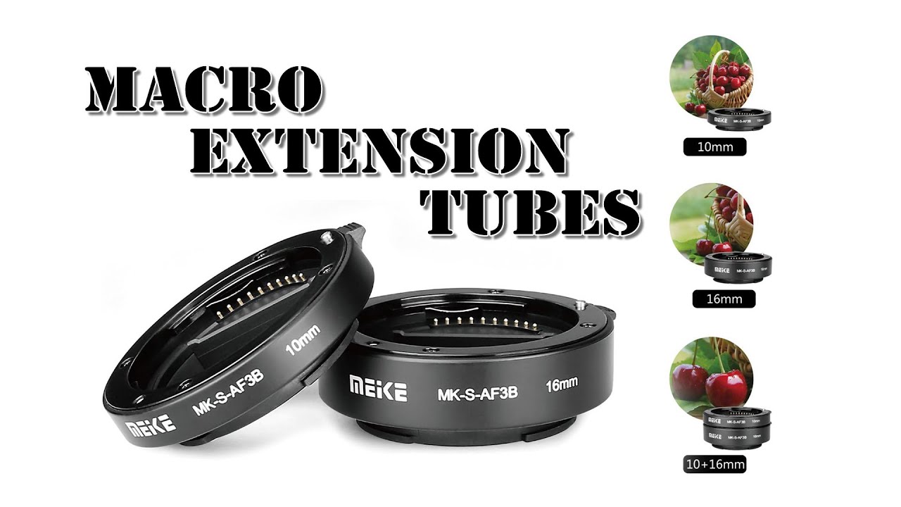 Meike Macro Extension Tubes | Cheap Macro Lens Alternative - YouTube