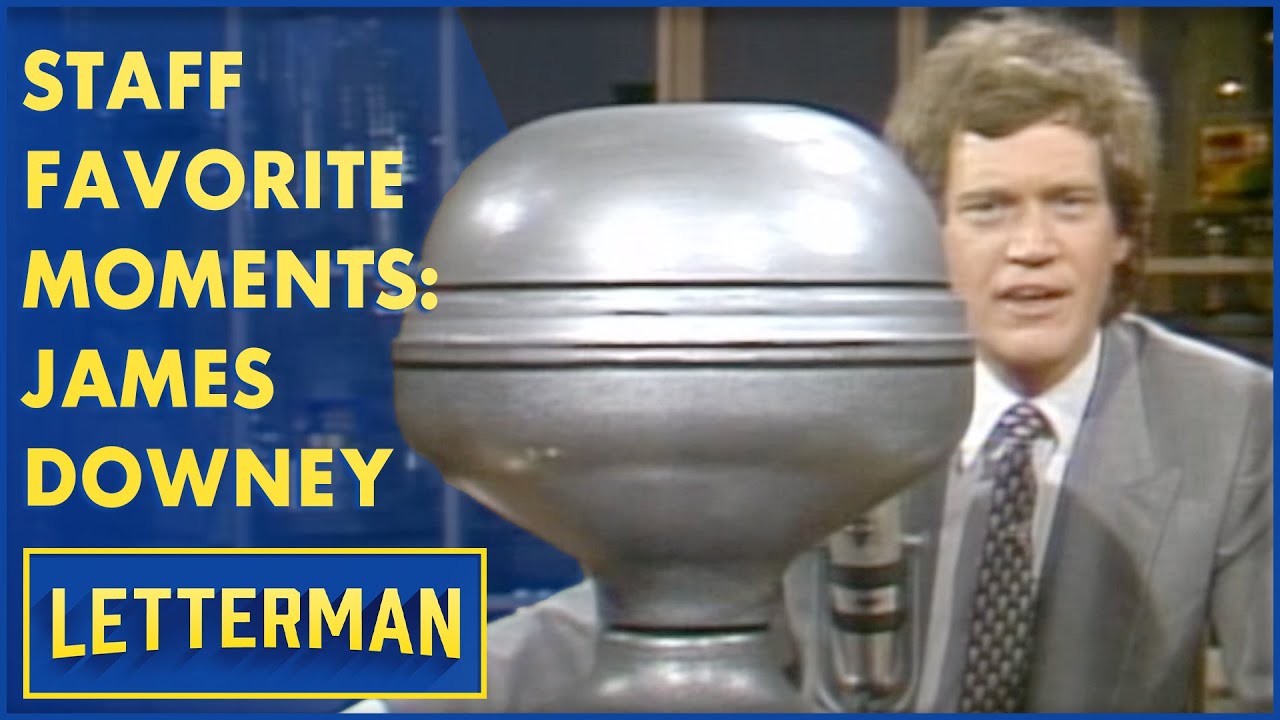 Staff Favorite Moments: Writer James Downey, Part 2 | Letterman - YouTube