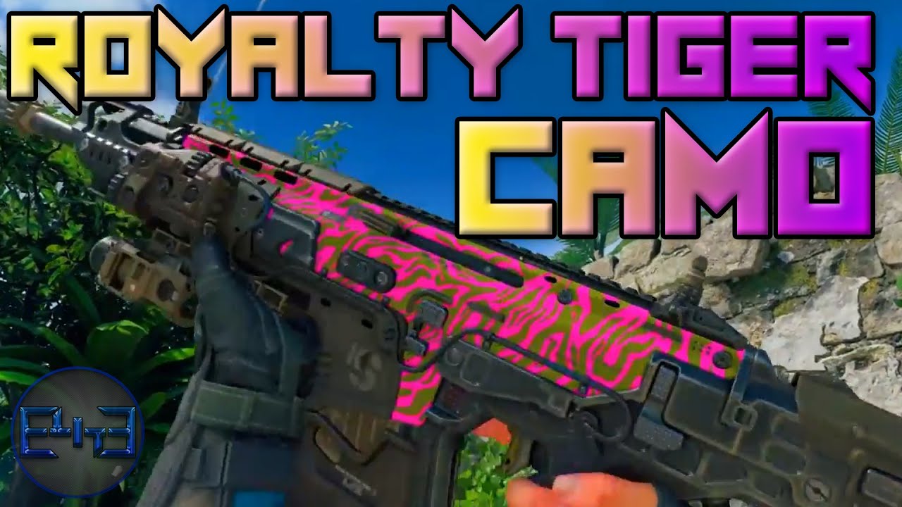 Black Ops 4 PaintShop - COD WW2 Master Prestige 'Royalty Tiger' Camo ...