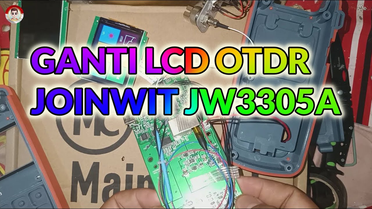 GANTI LCD OTDR JOINWIT 3305 A MINI JW3305A - YouTube