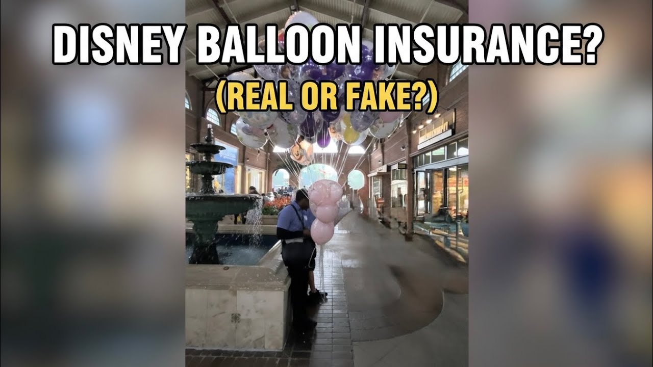 Testing Disney’s Secret "Balloon Insurance" Policy (Is it real?) - YouTube