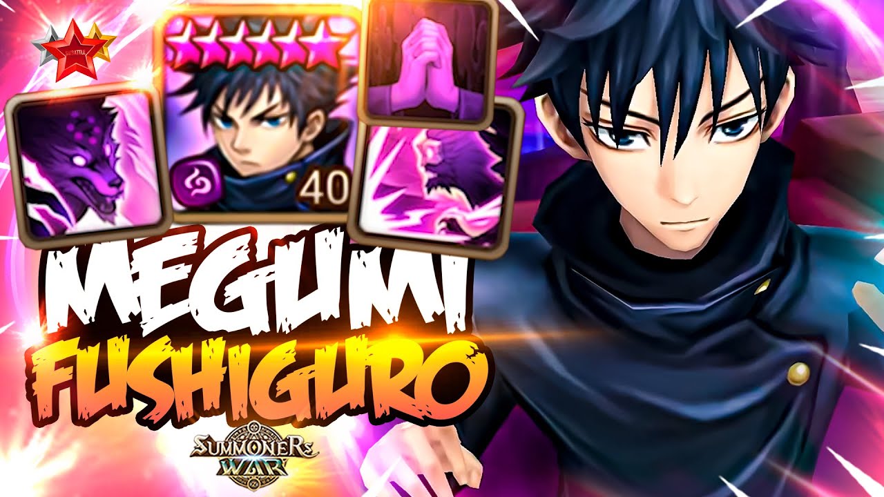 NEW Dark MEGUMI FUSHIGURO in Summoners War - YouTube