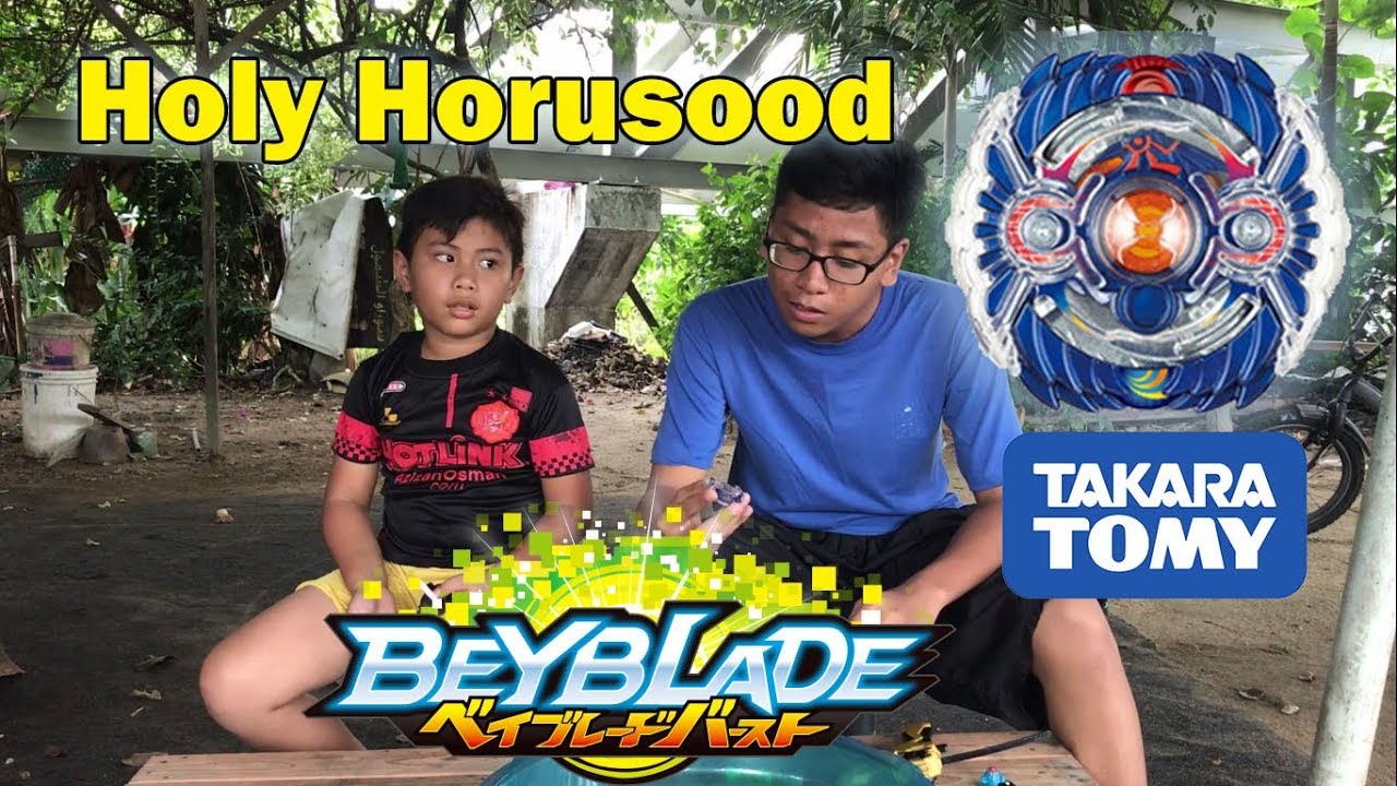 Review Beyblade Takara Tomy Holy Horusood | Beyblade Burst - YouTube