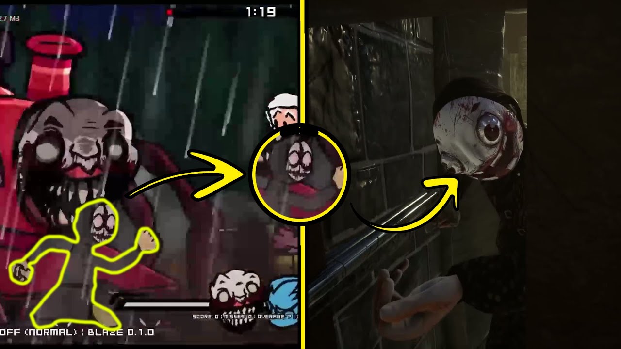 References In FNF VS Choo-Choo Charles Mod Part.2 | Hell Charles (FNF ...