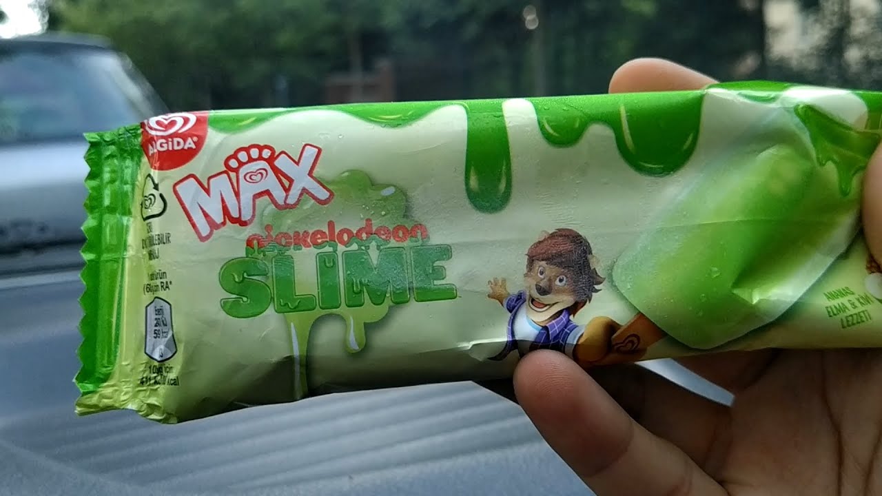 Algida Max Nickelodeon Slime Dondurma Tadımı ve İncelemesi - Yeni Ürün ...