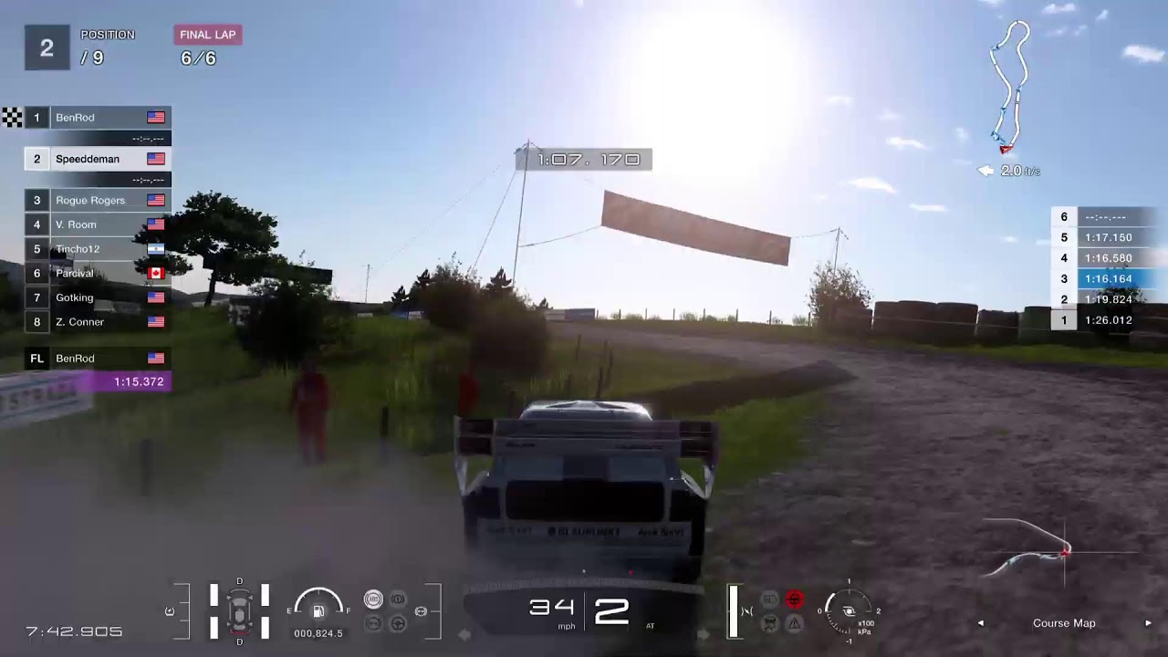 Top 25 USA Qualifier. From the Back Random Cars. The track is dirty ...