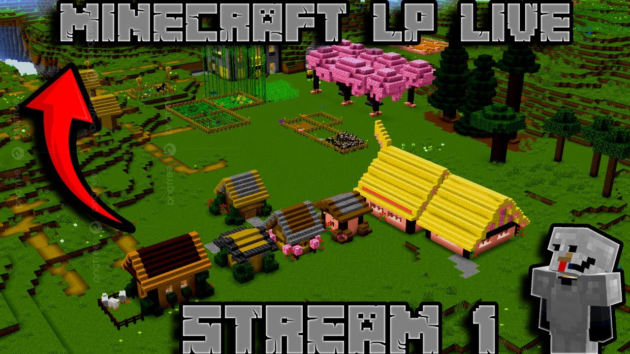Minecraft Lp Live! Stream 1 - YouTube
