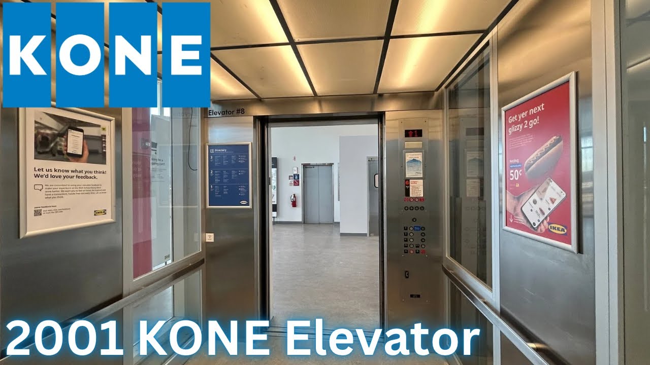 Epic 2001 KONE Hydraulic Elevator | IKEA | Schaumburg, IL - YouTube
