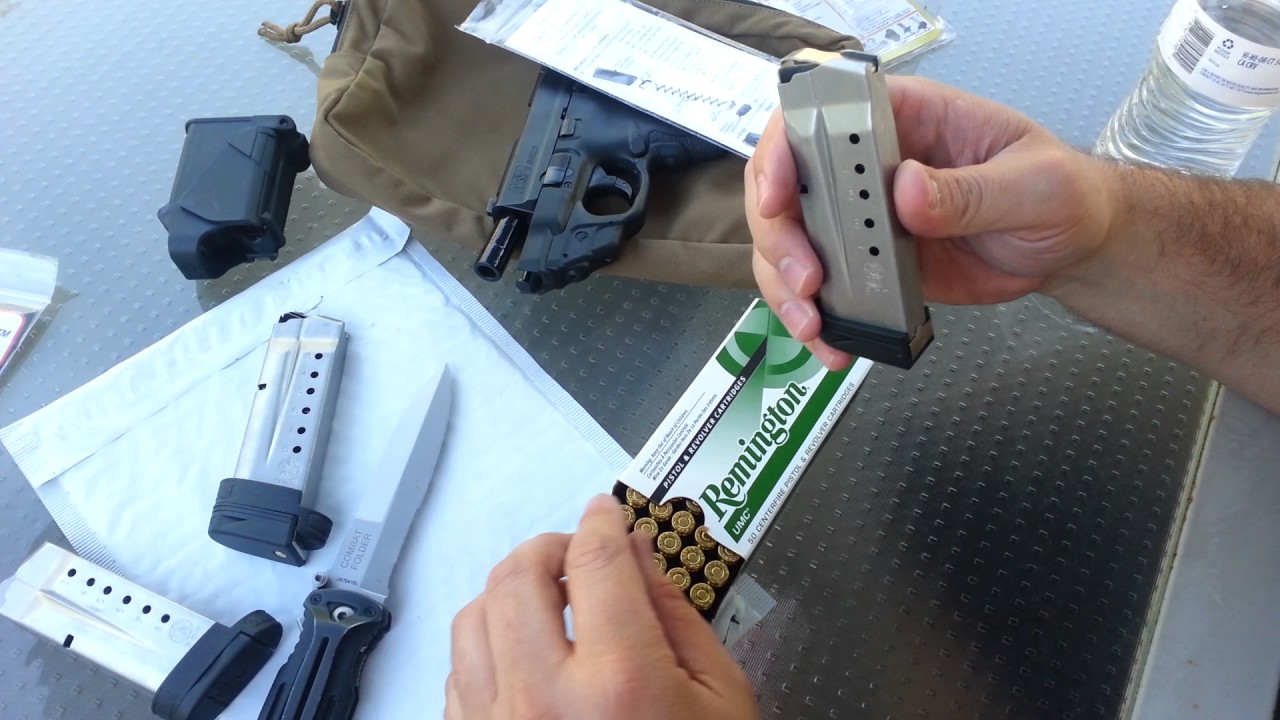 M&P Shield magguts install - YouTube