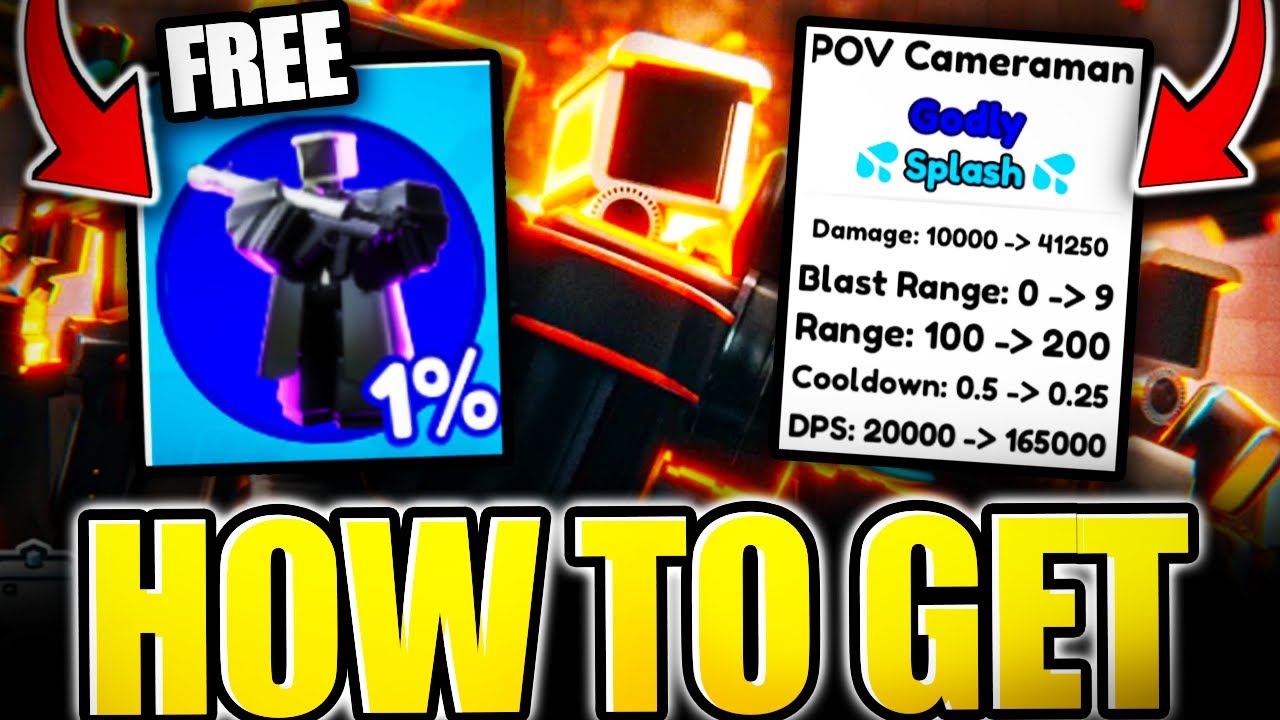 How To GET POV CAMERAMAN SHOWCASE In TOILET TOWER DEFENSE! Roblox - YouTube