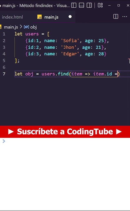 ¿Cómo se usa FIND JavaScript? - MÉTODOS de los ARREGLOS - #shorts - YouTube