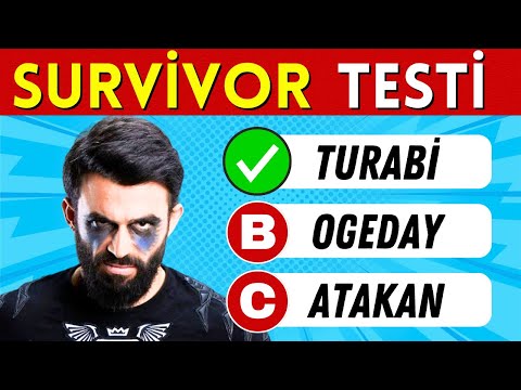 Survivor Bilgi Yarışması 🧠 SURVİVOR TESTİ | Survivor All Star Özel ★