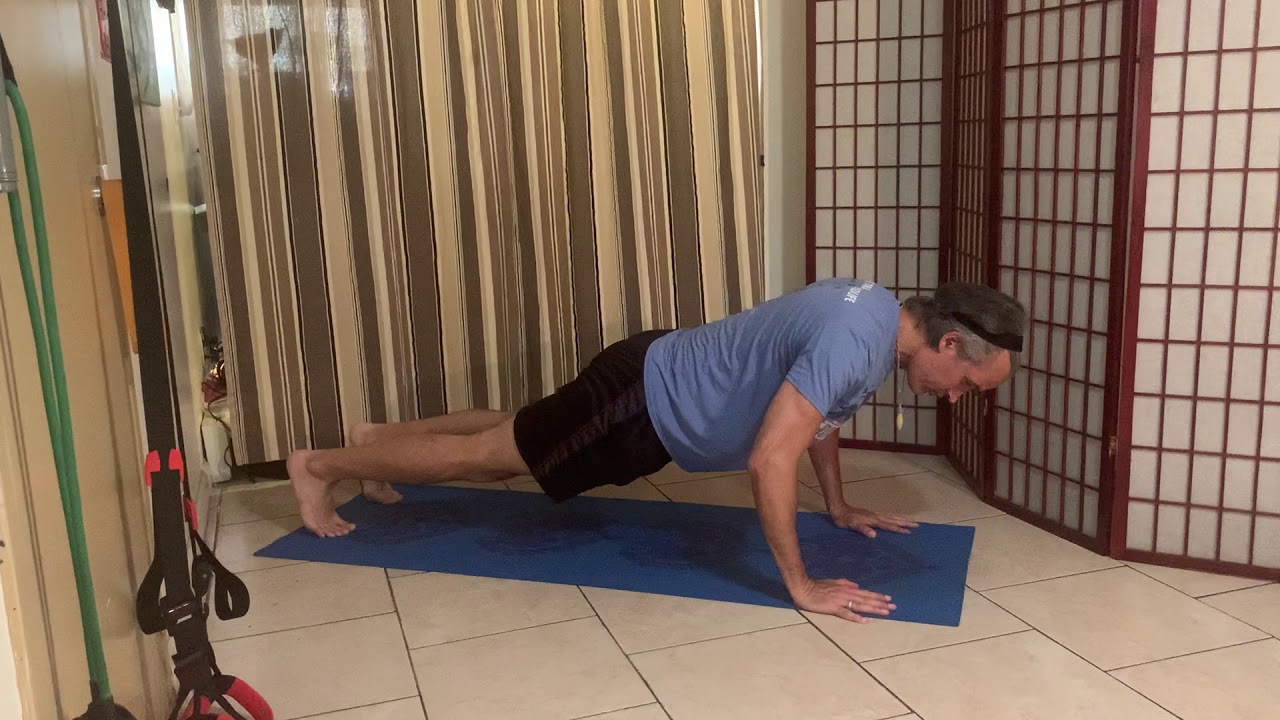 Eccentric Push Ups 8 beats - YouTube