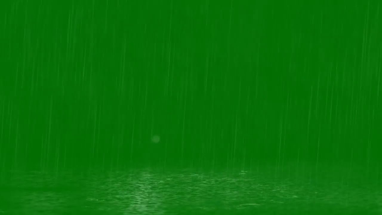 Rain with lightning effects Green Screen and chroma key || best green ...