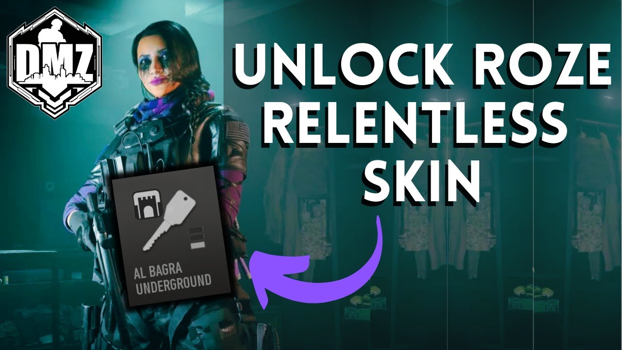 DMZ - Unlock The Roze RELENTLESS Skin - Breaking & Entering Mission MW2 ...