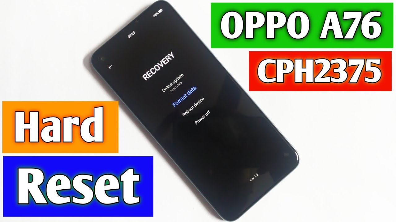 OPPO-A76 (CPH2375) Hard reset || Oppo a76 hard reset ||@TadrishinfoTech ...