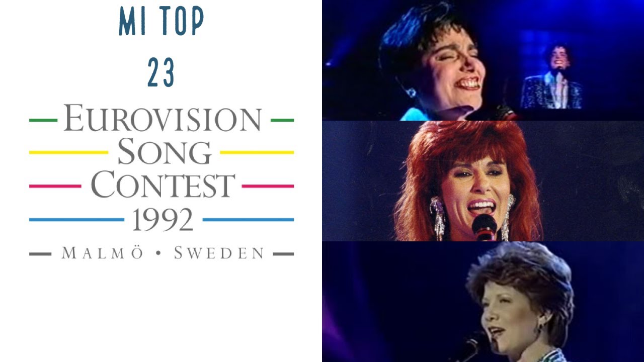 Eurovisión 1992 - Mi top 23 - YouTube